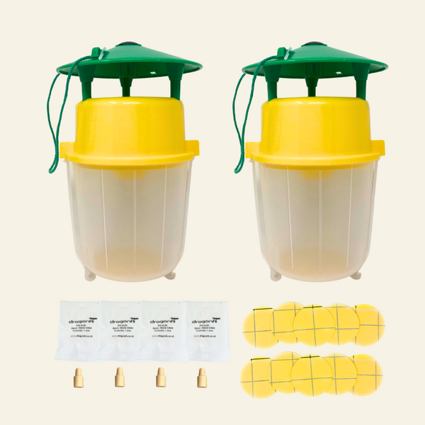 Pea Moth Trap Bundle (2 Pheromone Traps, 4 Lures + 10 Sticky Trap Inse ...