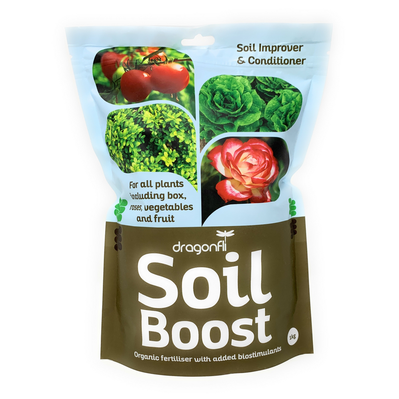 Soil Boost - Organic Fertiliser & Soil Improver - Dragonfli